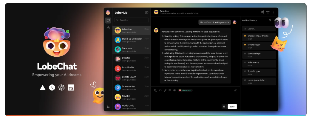 Lobe Chat版本 V1.7.8 开源聊天机器人平台-京品源码-精品源码免费下载